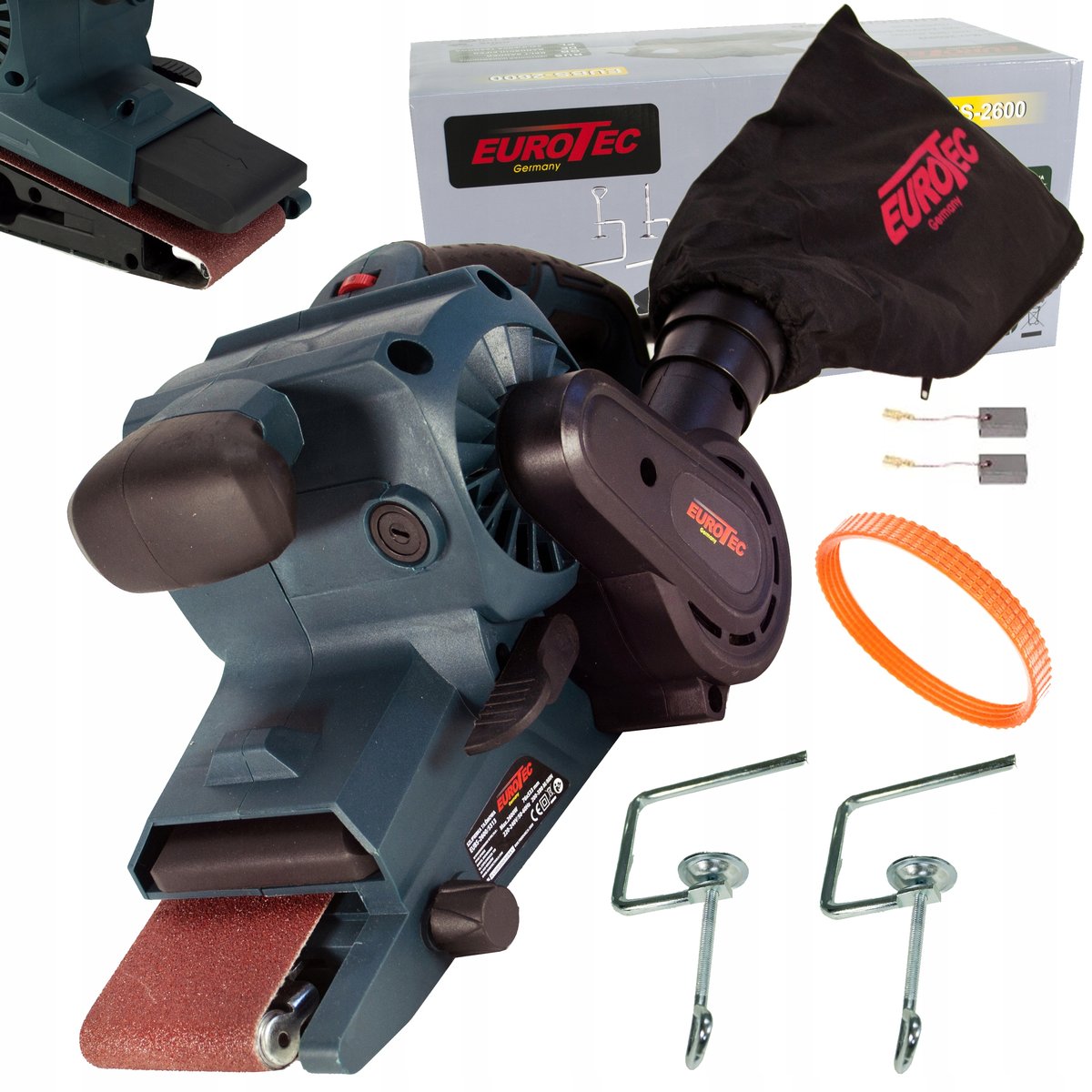 SZLIFIERKA TAŚMOWA DO DREWNA CZYSZCZARKA 2w1 MOCNA - Eurotec Germany ...