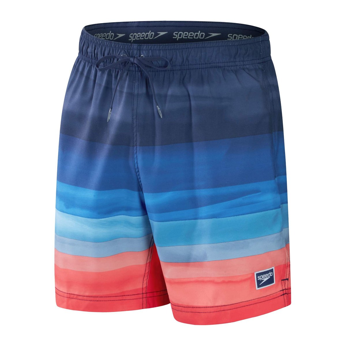 Szorty Plażowe Męskie Speedo Print Redondo Edge 17" Navy/Red R.L ...