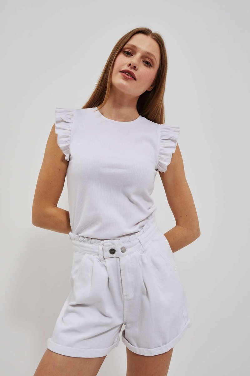 Szorty z podwiniętą nogawką-XL - Moodo | Moda Sklep EMPIK.COM