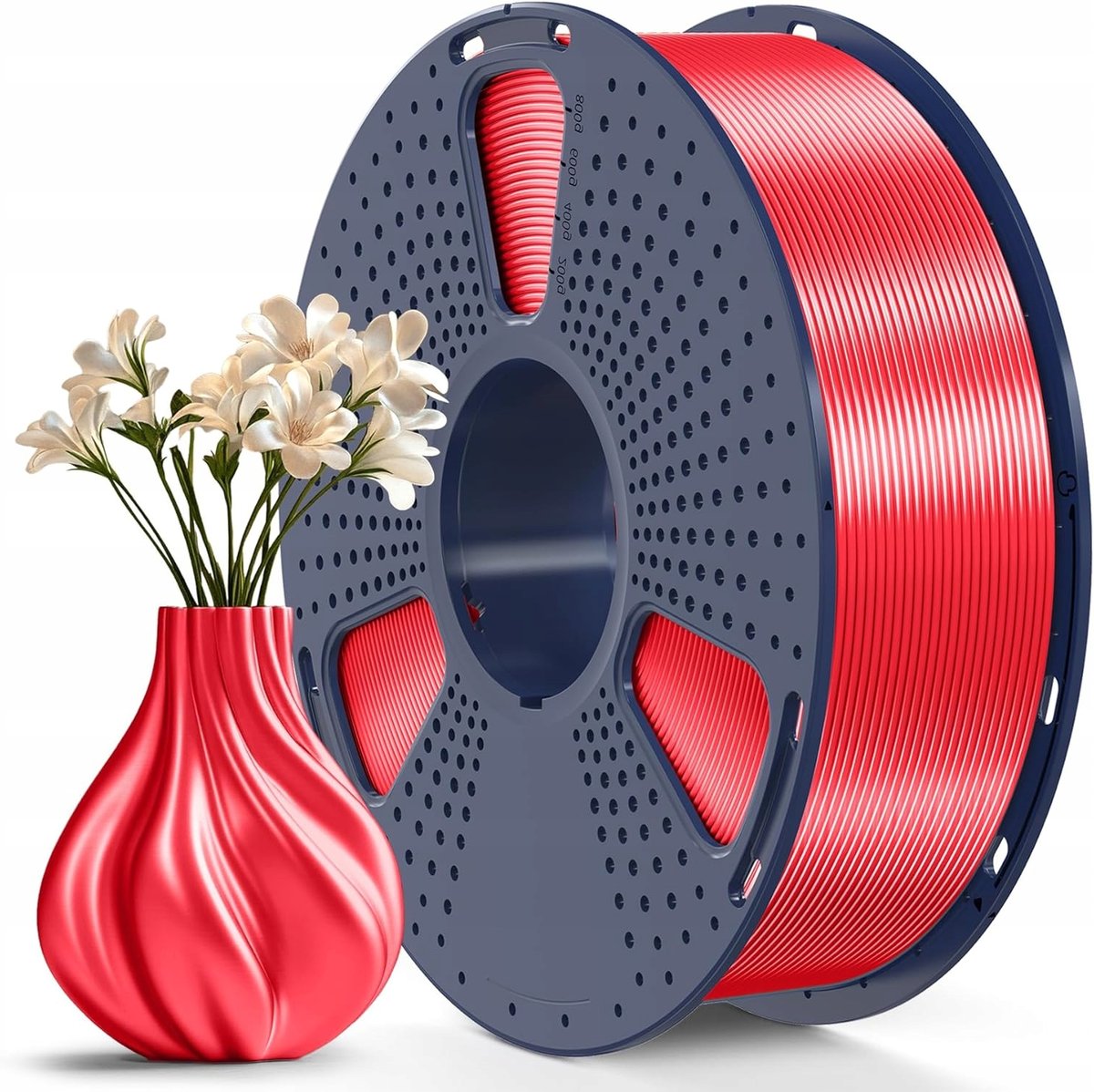 SZPULA FILAMENT SUNLU 1.75 mm SILK PLA+ Plus Brass 1kg Dokładność 0,02 ...