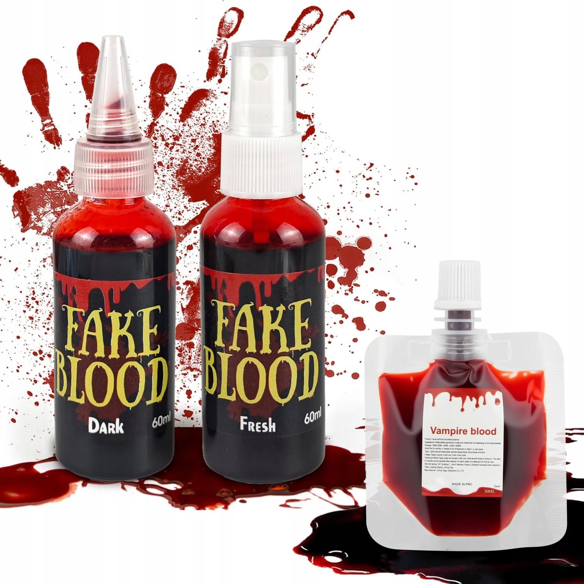 Sztuczna krew fake blood na halloween zmywalna krew 120ml ...