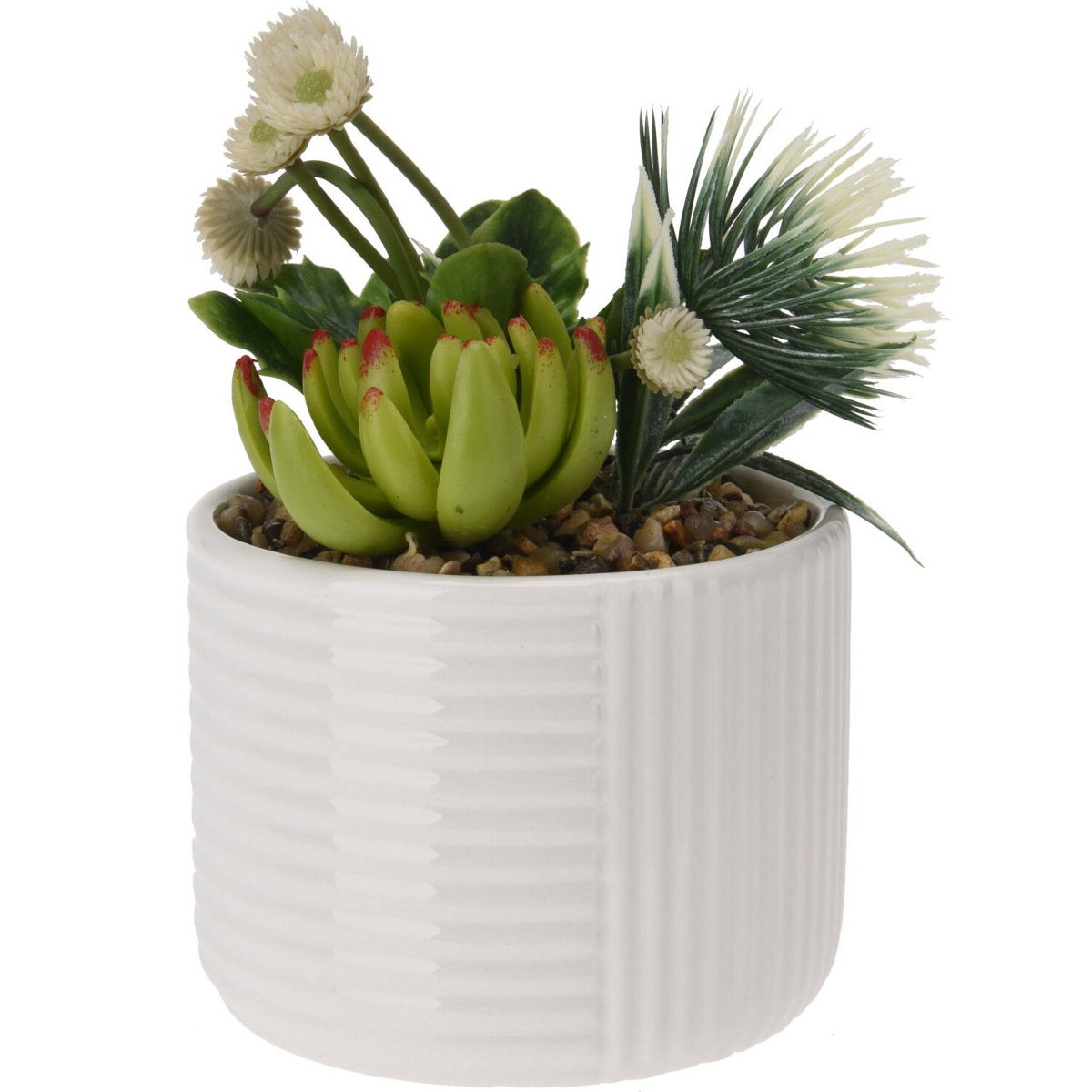 Sztuczne kwiaty w doniczce SUKULENTY, Ø 10,5 cm - Home Styling ...