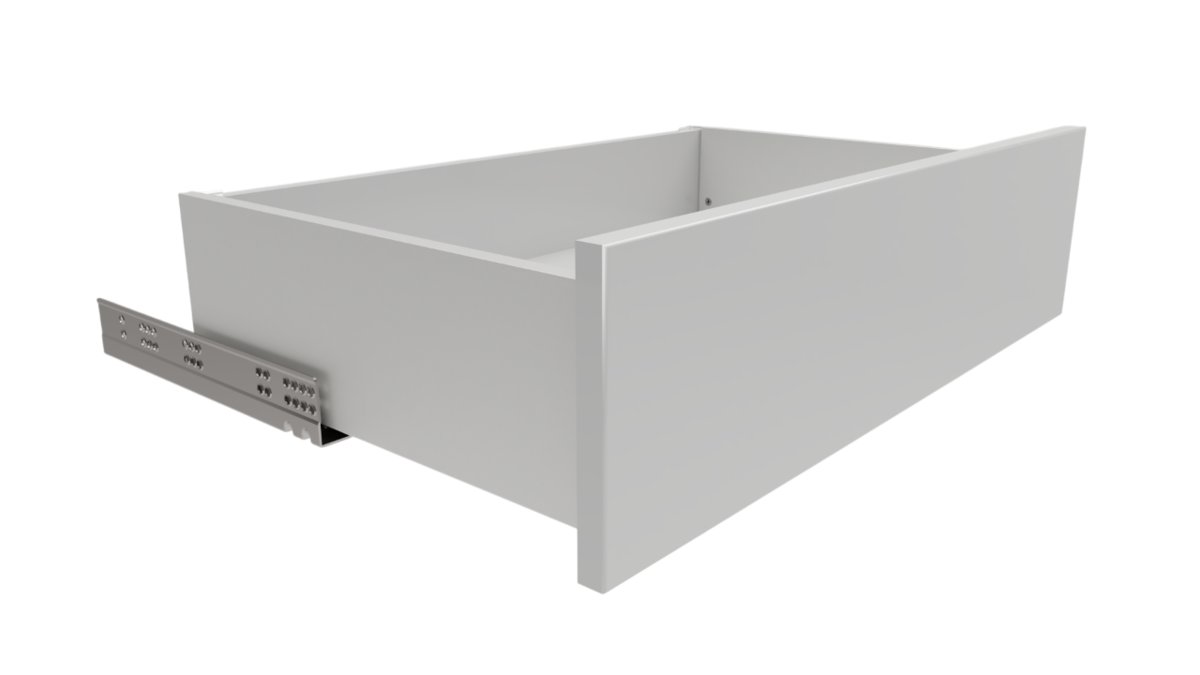 Szuflada PLATINIUM - 18 4D Slim H= 134, biały-300mm Sevroll System ...