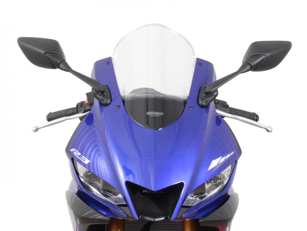 Szyba motocyklowa MRA YAMAHA YZF-R3, , 2019-, forma R, bezbarwna - Inna ...