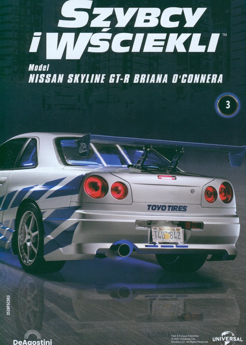 Szybcy i Wściekli Nissan Skyline GT-R Briana O'Connera - De Agostini ...
