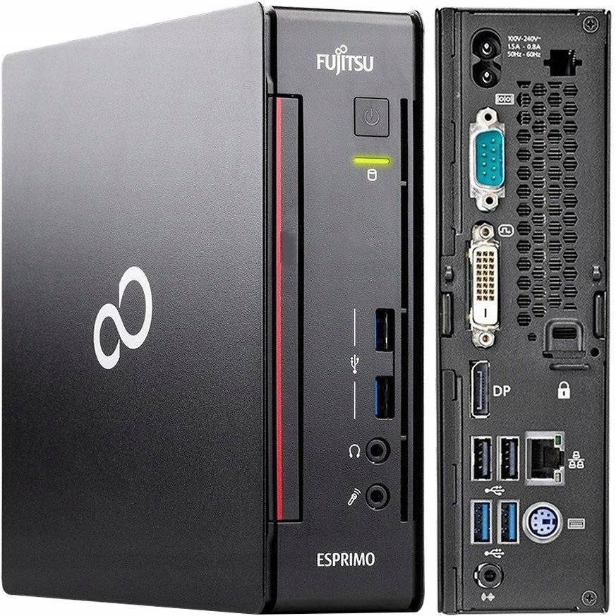SZYBKI! Mini PC Fujitsu Q556 Tiny 16GB 480GB SSD Win10 DP - Inna marka ...