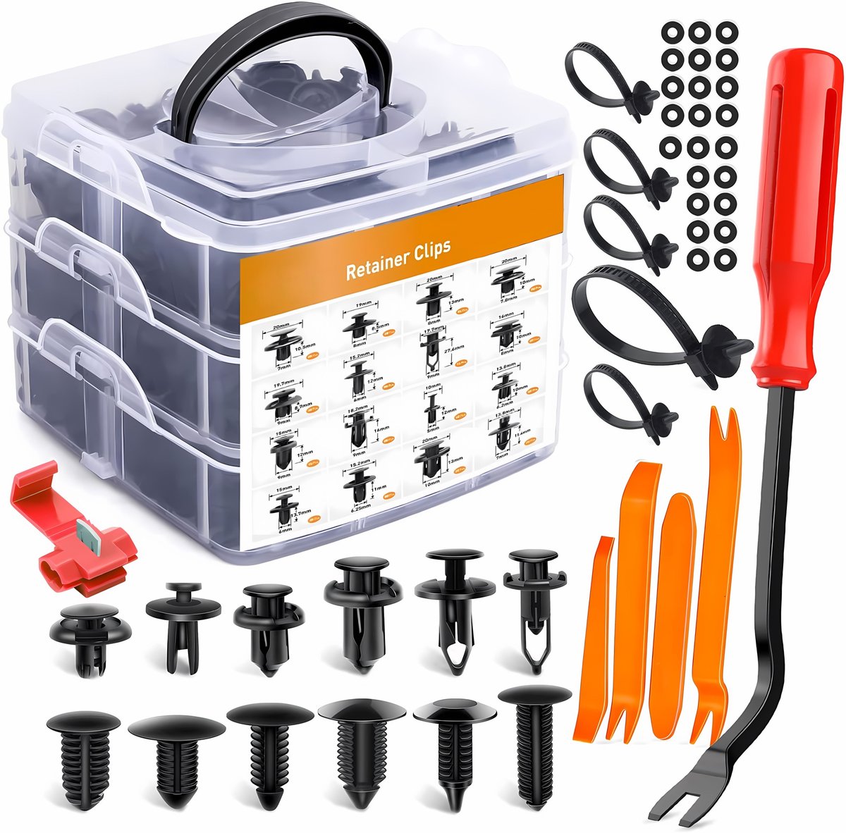 SZYBKOZŁĄCZKI SAMOCHODOWE SPINKI KLIPSY KOŁKI DO AUTA TAPICERKI 720 ...