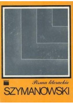 Szymanowski Pisma literackie Tom II - PWM Polskie Wydawnictwo Muzyczne ...