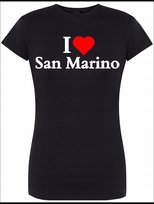T-Shirt damski I Love San Marino Kocham San Marino S - Inna marka | Moda Sklep EMPIK.COM