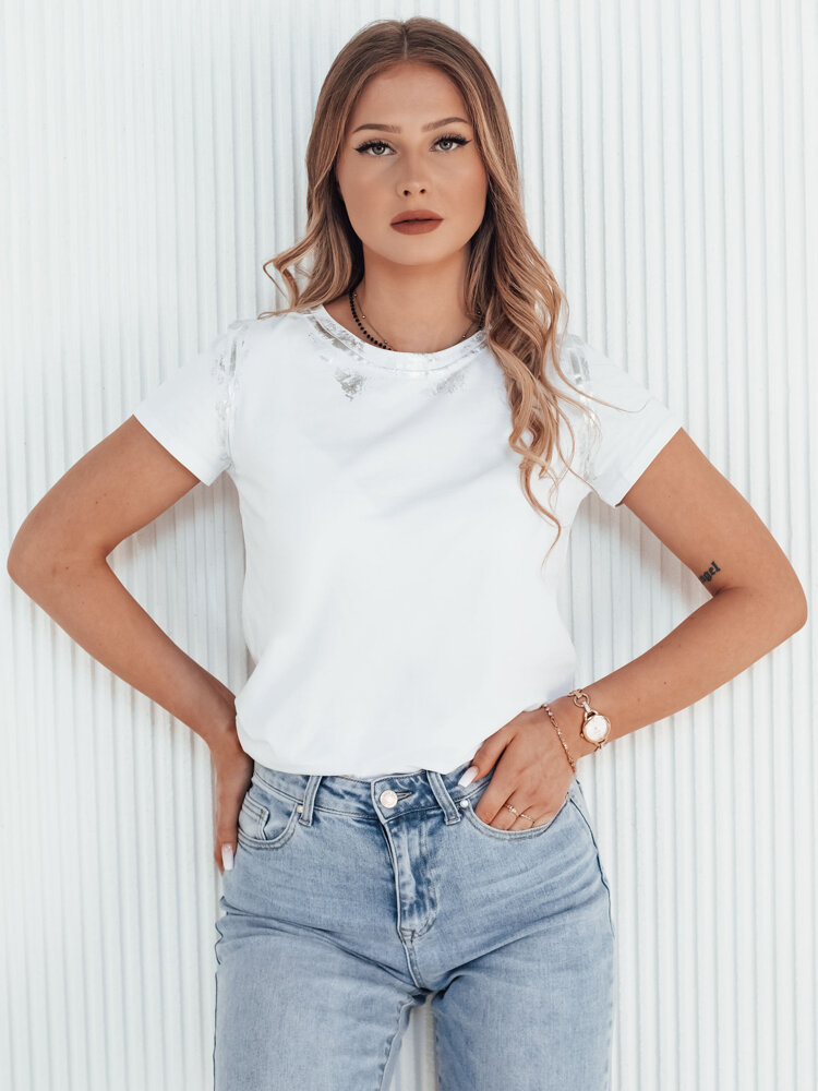 T-shirt damski SOLDANO biały Dstreet RY2374 - Inna marka | Moda Sklep ...