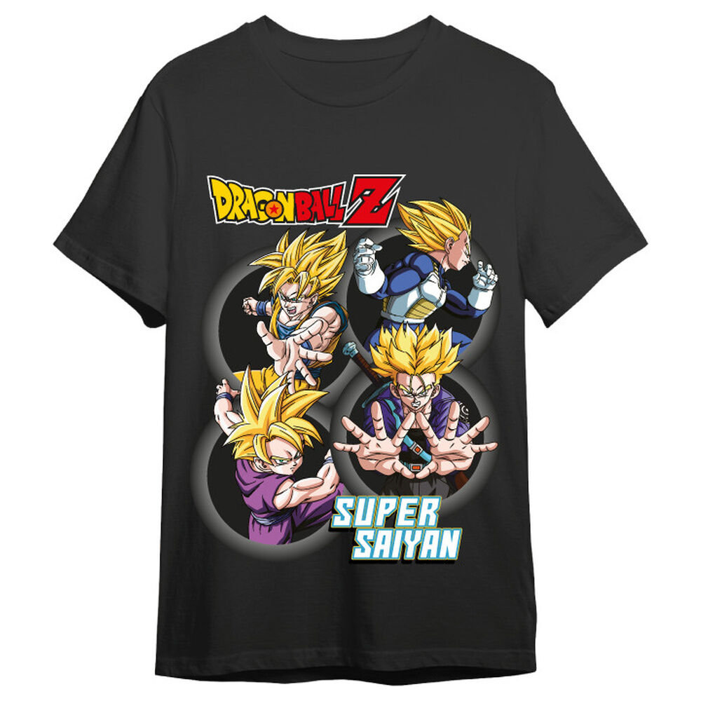 T-shirt Dragon Ball Z Super Saiyans dla dorosłych – koszulka z krótkim ...