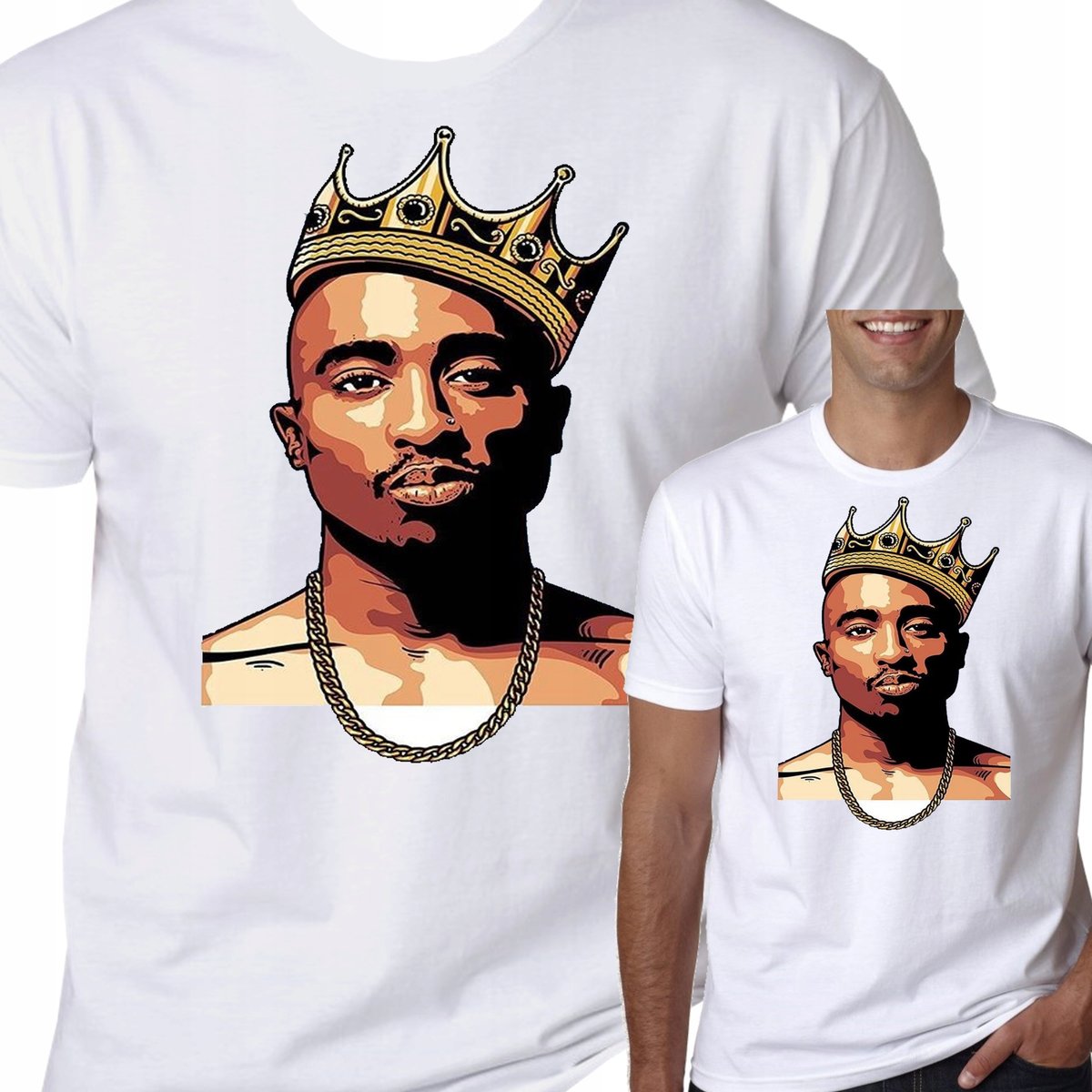 T-Shirt KOSZULKA 2PAC TUPAC THUG LIFE XL 0800 - Inna marka | Moda Sklep ...