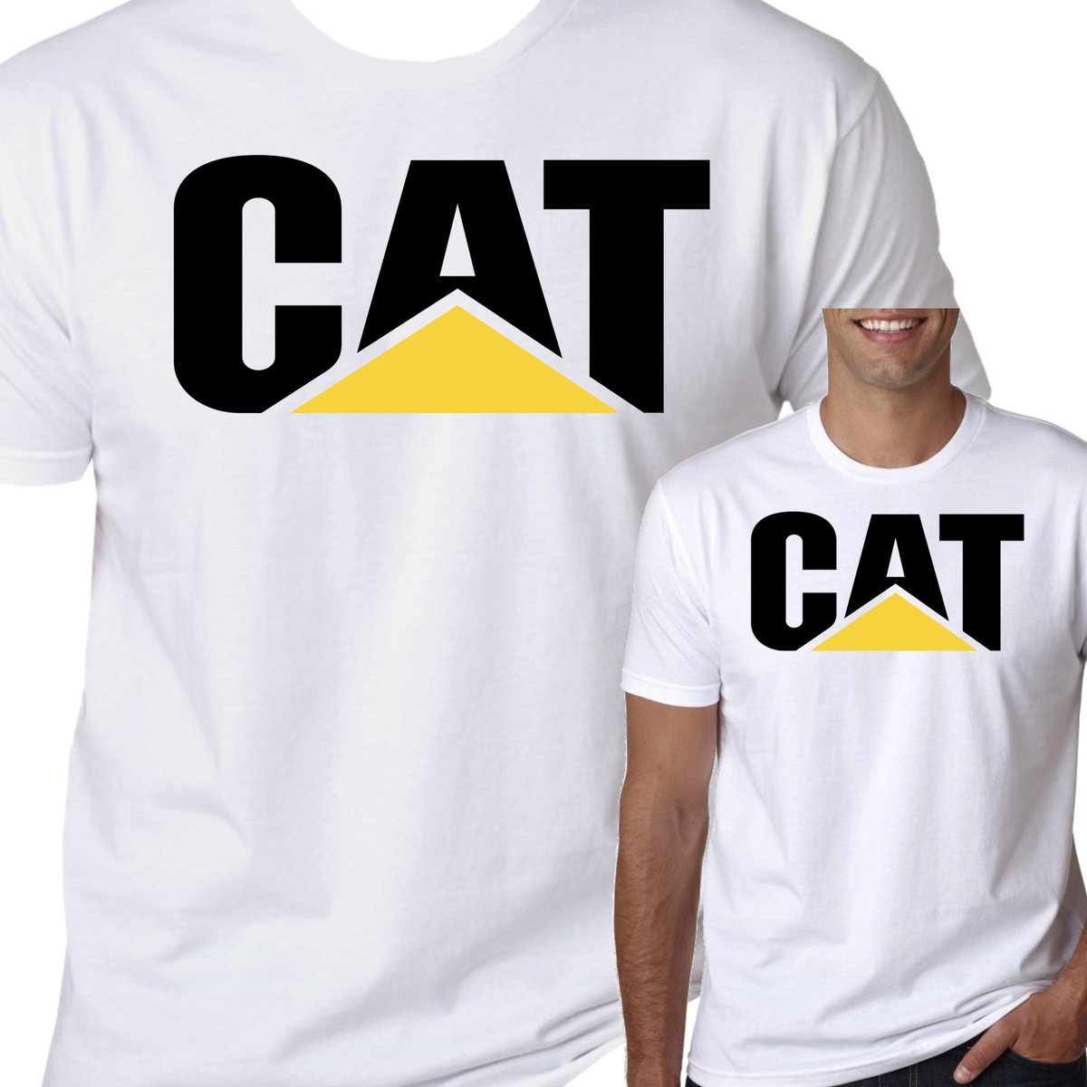 T-Shirt Koszulka Cat Caterpillar S 1134 - Inna marka | Moda Sklep EMPIK.COM
