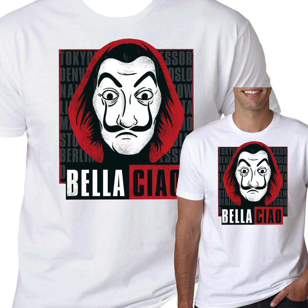 T-Shirt KOSZULKA DOM Z PAPIERU LA CASA DE S 0732 - Inna marka | Moda Sklep EMPIK.COM