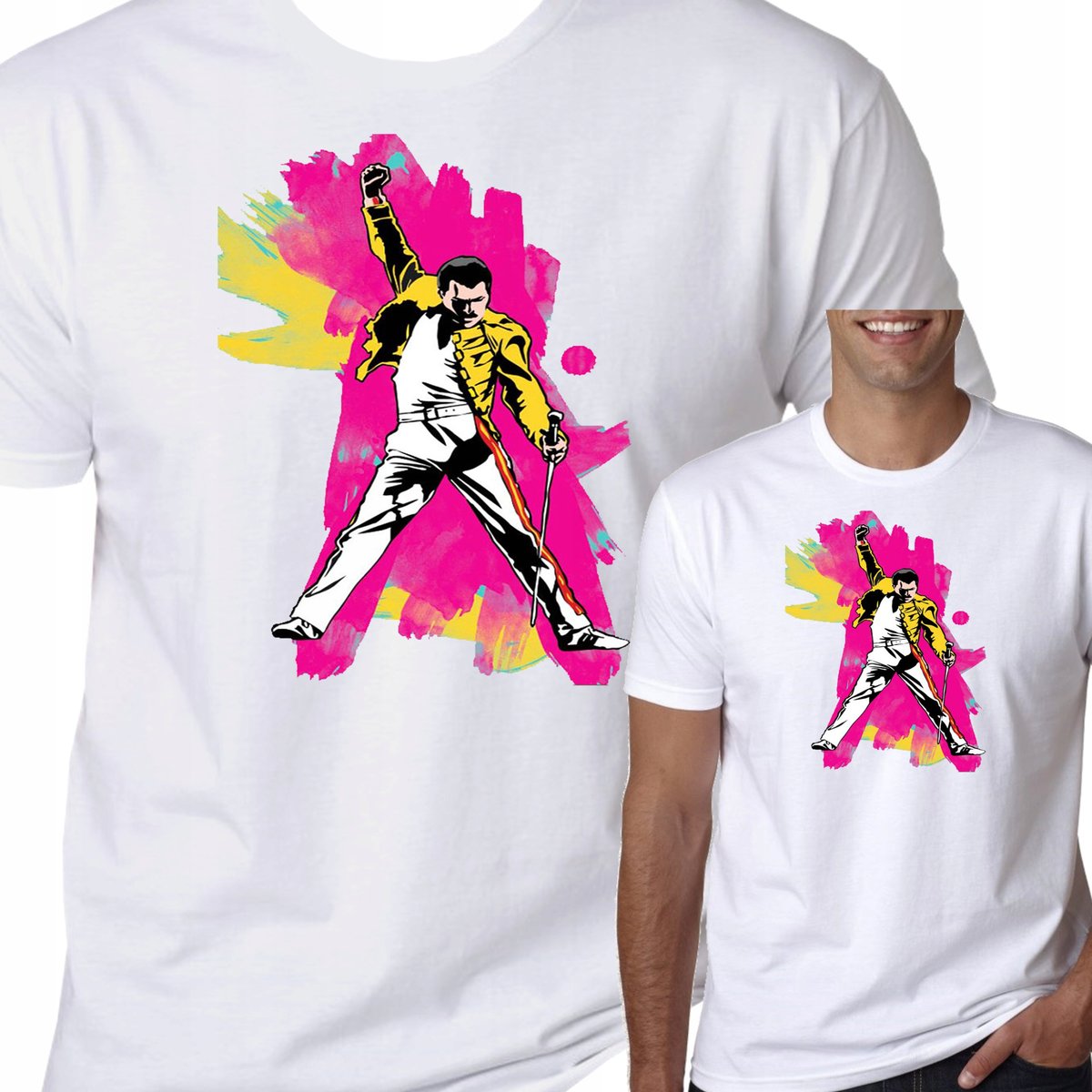 T-Shirt Koszulka Freddie Mercury The Queen S 0867 - Inna marka | Moda ...