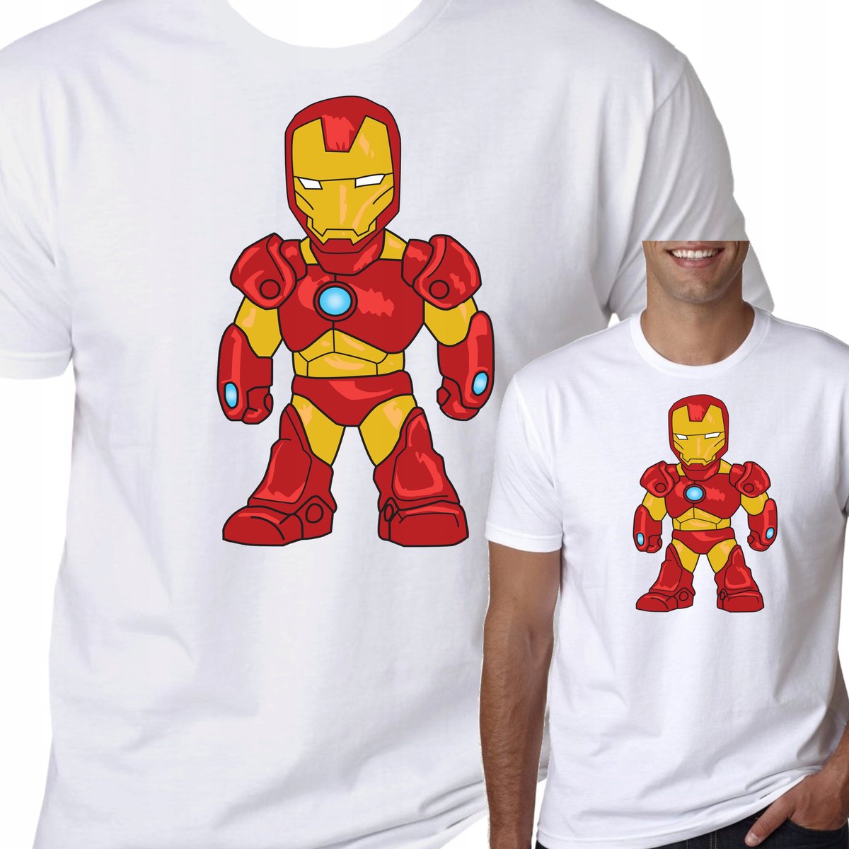 T-Shirt KOSZULKA IRON MAN AVENGERS MARVEL XXL 0412 - Inna marka | Moda ...