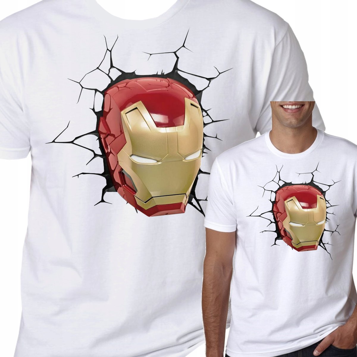 T-Shirt KOSZULKA IRON MAN AVENGERS MARVEL XXL 0417 - Inna marka | Moda ...