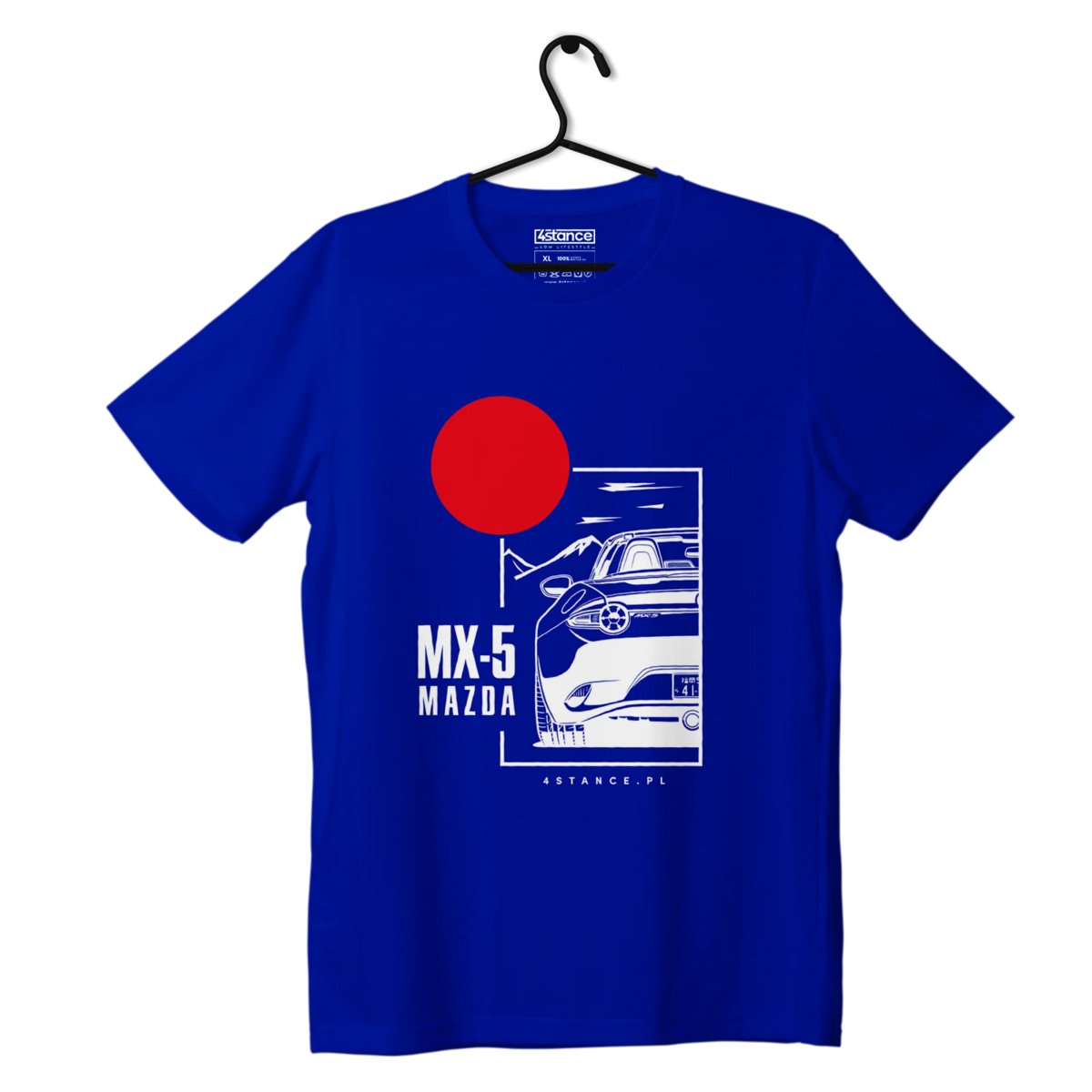 T-shirt koszulka Mazda MX-5 niebieska-4XL - 4stance.pl | Motoryzacja EMPIK