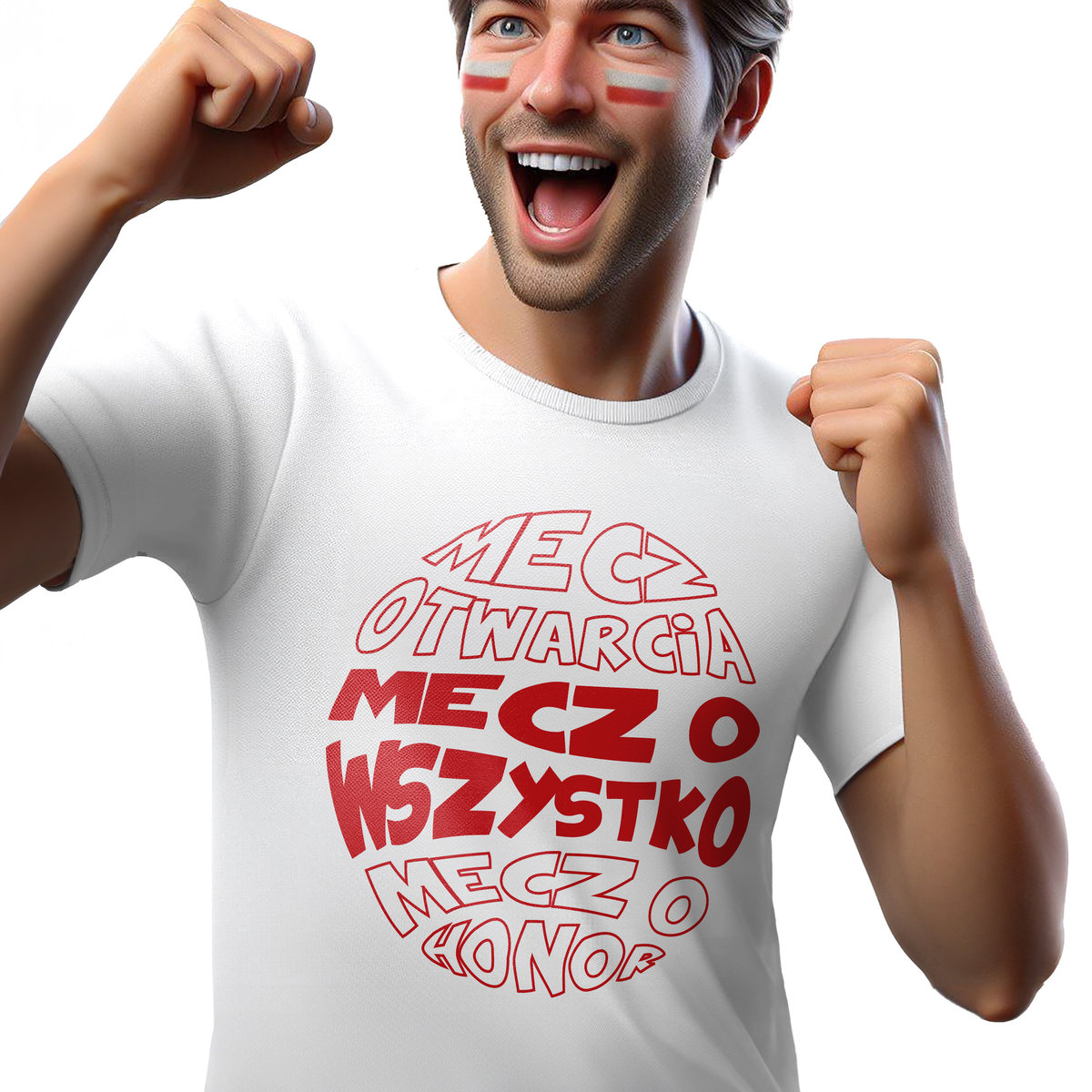 T-shirt koszulka męska kibica Mecz o Wszystko Na Euro 2024 r. S - Bullz ...