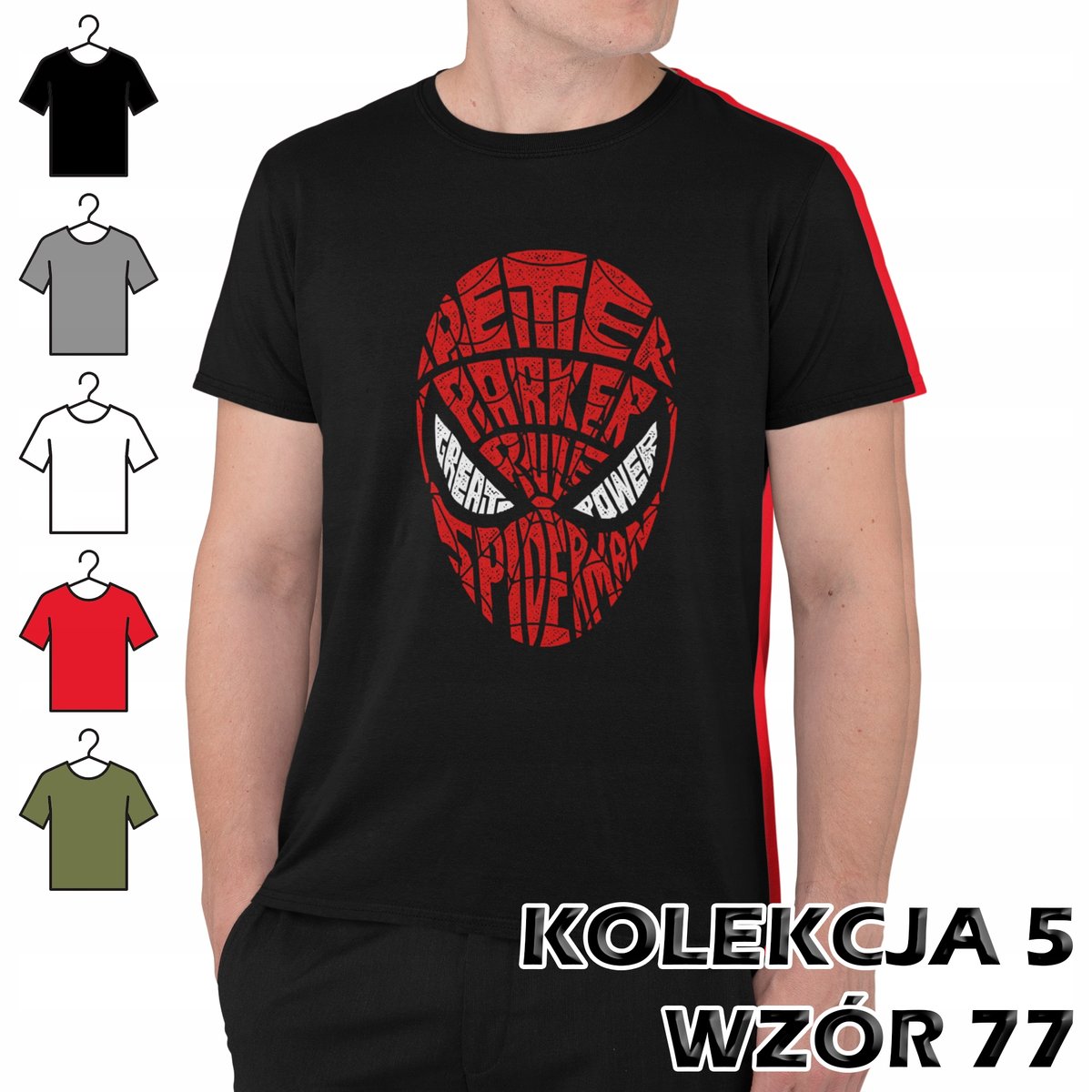 T-SHIRT KOSZULKA MĘSKA SPIDER MAN SUPERBOHATER SONIK THE HEDGEHOG M ...