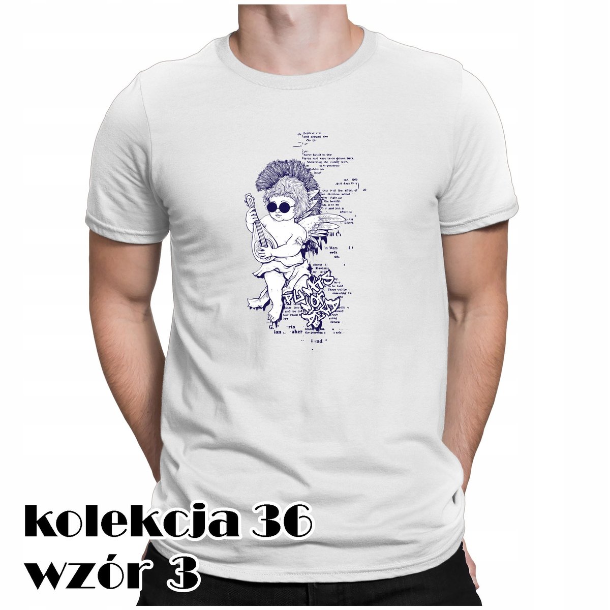 T-SHIRT KOSZULKA MĘSKA STREETWEAR TĘCZA MAŁPA GORYL ANIOŁEK KUPIDYN S ...