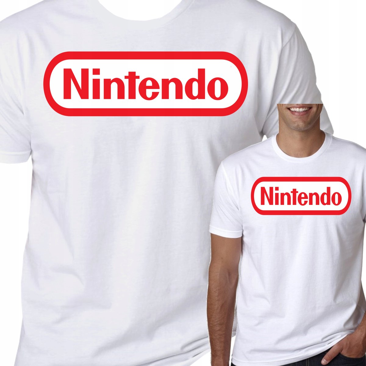 T-Shirt KOSZULKA NINTENDO DLA GRACZA XXL 0493 - Inna marka | Moda Sklep ...