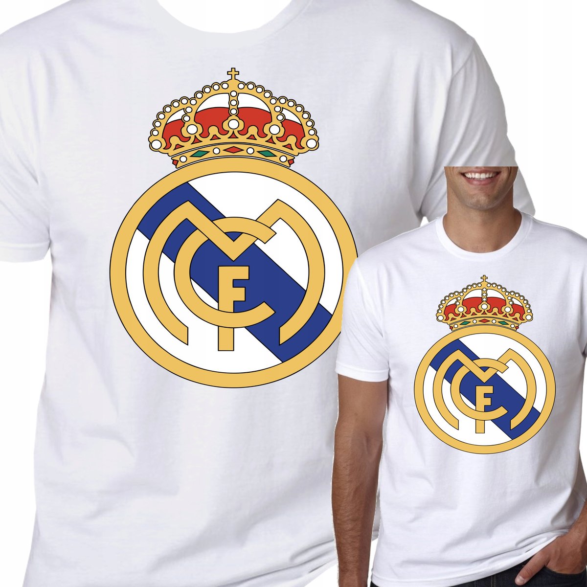 T-Shirt Koszulka Real Madryt Prezent Xxl 0227 - Inna marka | Moda Sklep ...