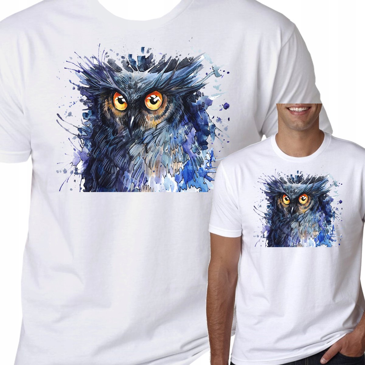 T-Shirt Koszulka Sowa Nadruk Prezent L 1178 - Inna marka | Moda Sklep ...