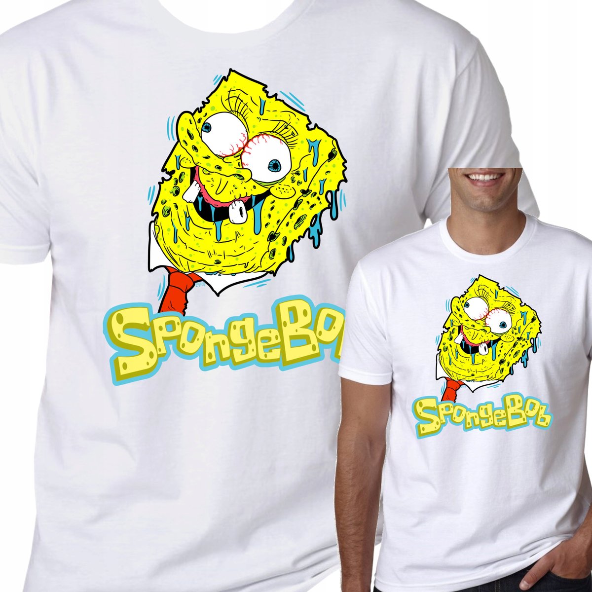 T-Shirt Koszulka Spongebob Prezent Bajka Xl 0615 - Inna marka | Moda ...