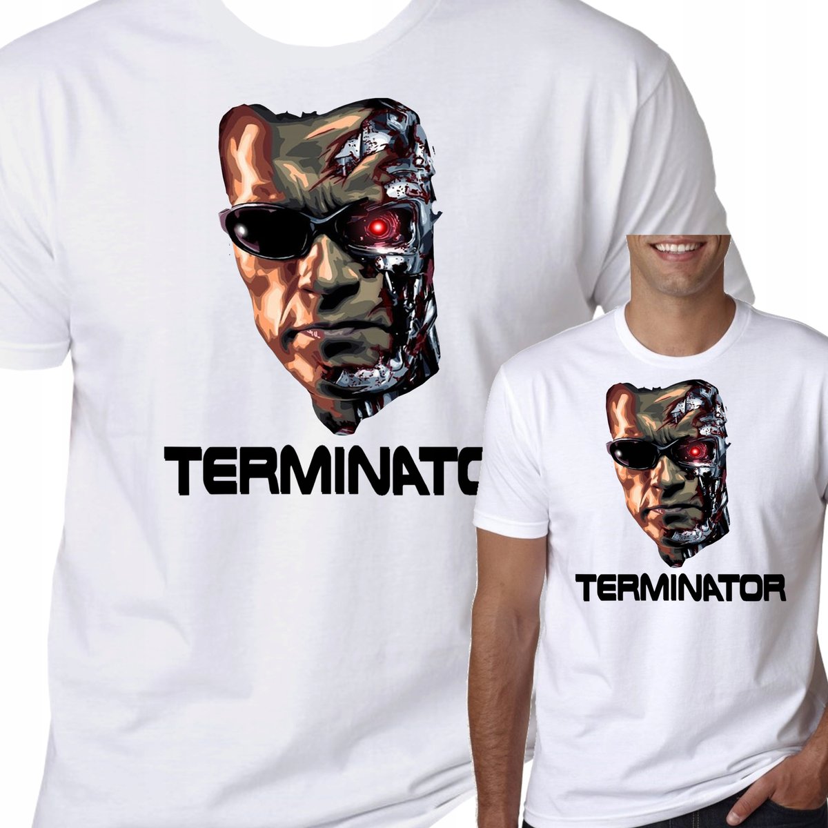 T-Shirt KOSZULKA TERMINATOR FILM ARNOLD S 0757 - Inna marka | Moda ...
