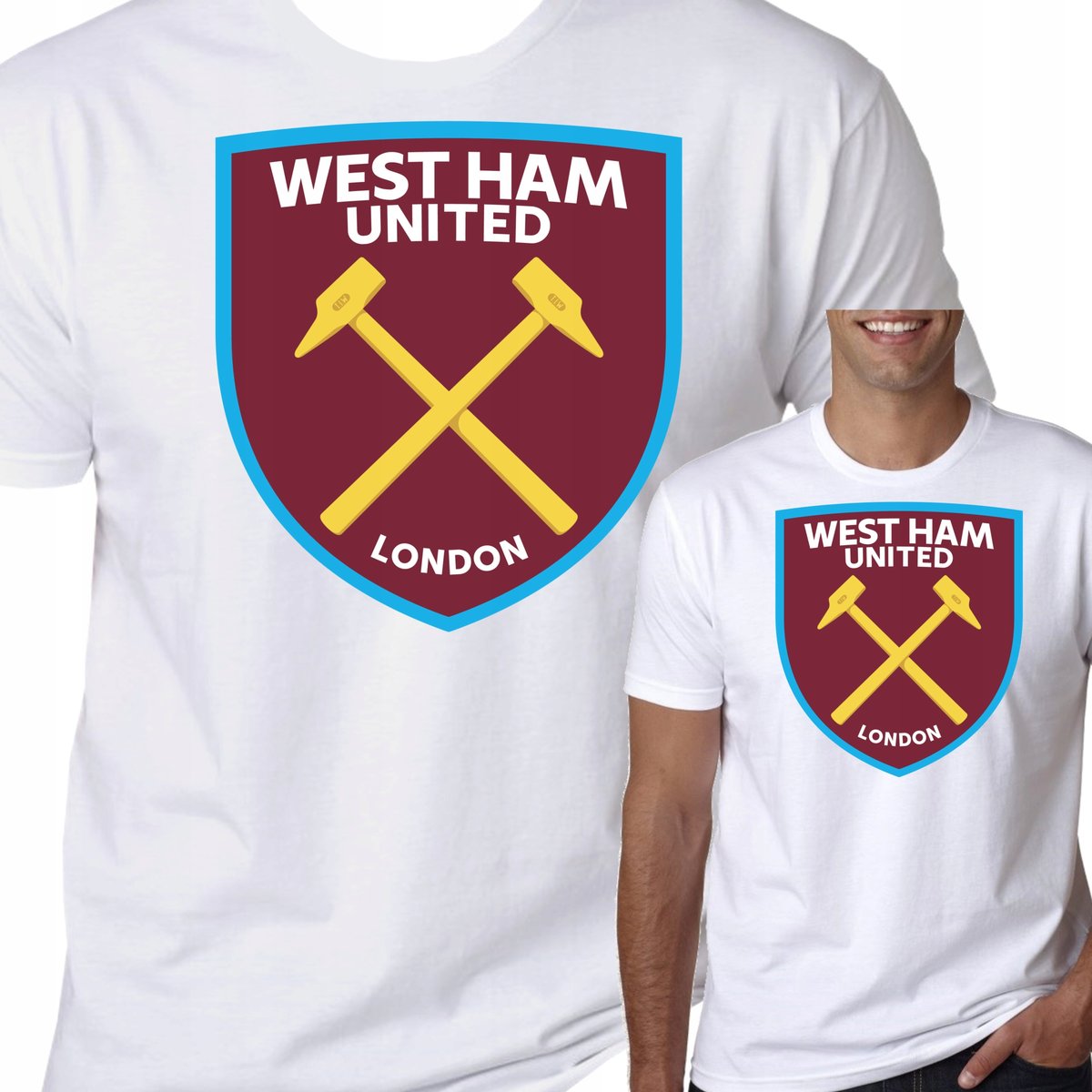T-Shirt Koszulka West Ham United Prezent M 0170 - Inna marka | Moda ...
