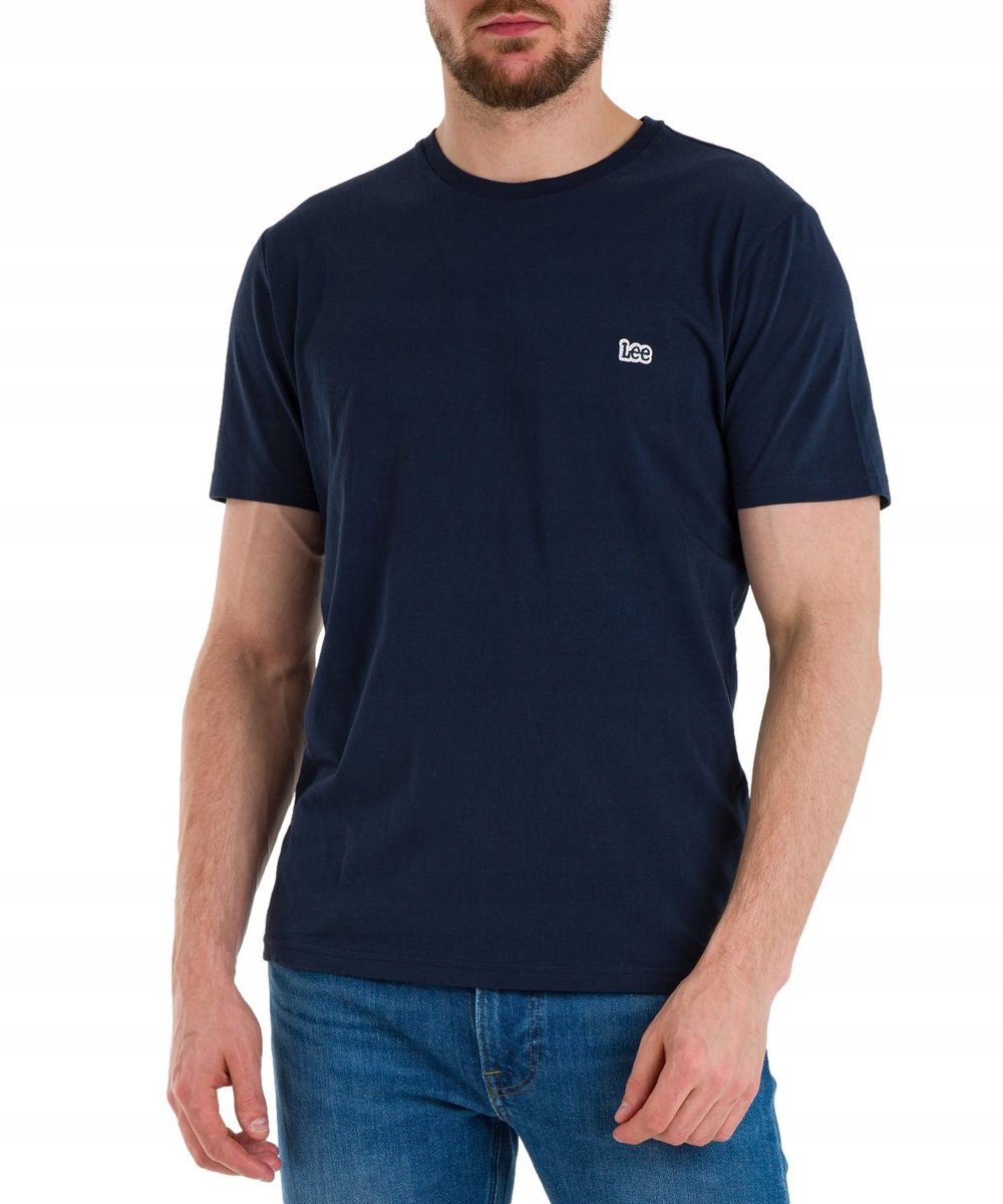 T-shirt Lee PATCH LOGO TEE 112140348 L60UFQ35 Navy S - LEE | Moda Sklep ...
