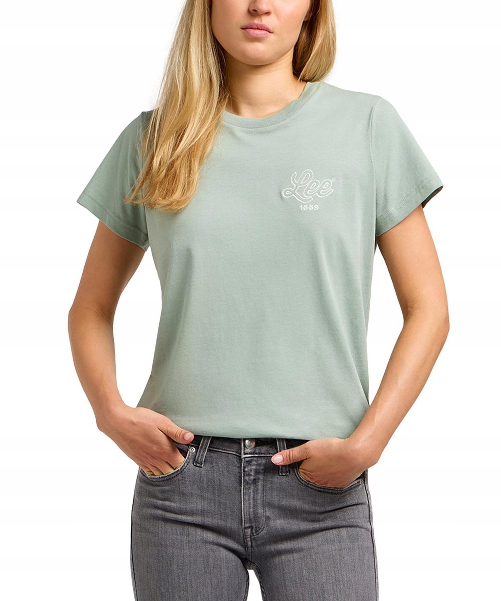 T-shirt Lee SMALL LOGO TEE 112350199 Intuition Grey S - LEE | Moda ...
