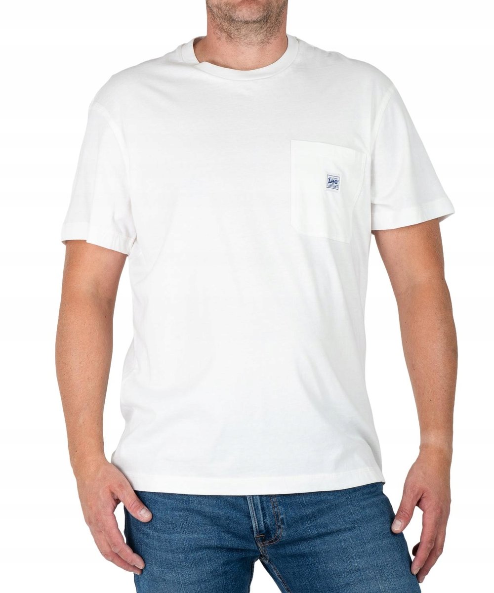 T-shirt Lee WORKWEAR POCKET TEE 112342988 LL89JANQ Ecru L - LEE | Moda ...
