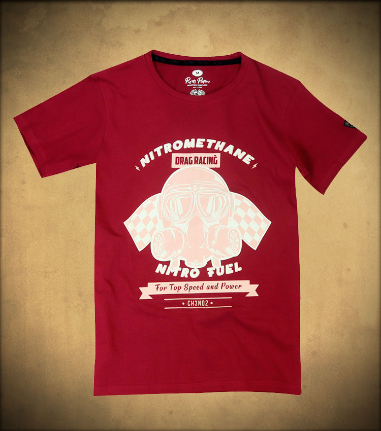 T-shirt Rusty Pistons Nitromethane red triko XL - Rusty Pistons | Moda ...