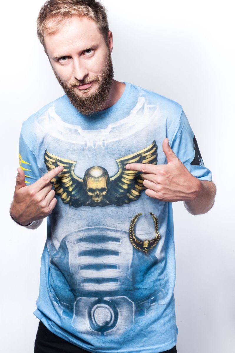 T-shirt, Warhammer 40K, Space Marine: Space Wolves Armour, L - gadżety ...