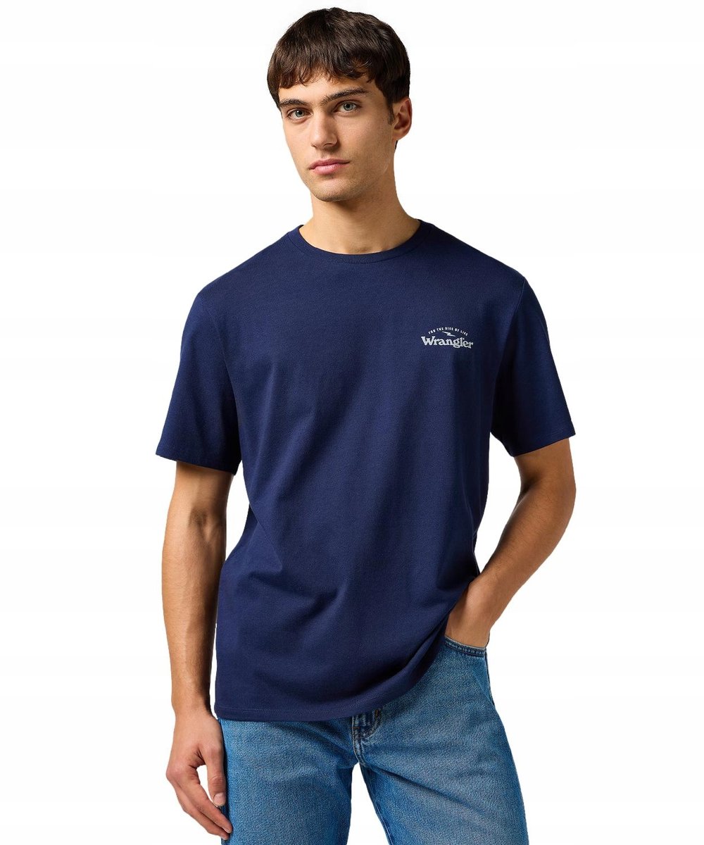 T-shirt Wrangler GRAPHIC TEE 112362367 Navy XL - Wrangler | Moda Sklep ...