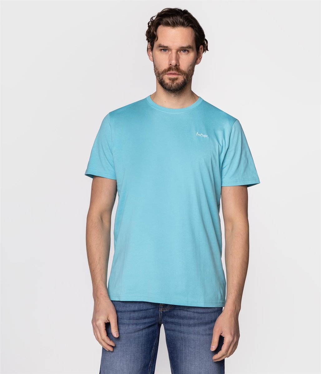 T-shirt z małym haftowanym logo OBUTCH 0875 SEA JET-M - Lee Cooper ...