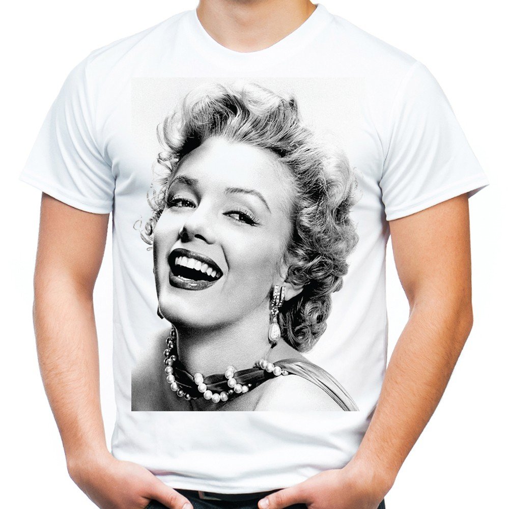 T-shirt z męski Marilyn Monroe L - JHK | Moda Sklep EMPIK.COM