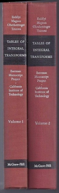 Tables of integral transforms Tom 1 i 2 - Opracowanie zbiorowe ...