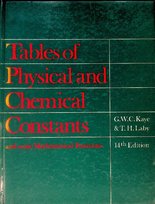 Tables of physical and chemical constants - Opracowanie zbiorowe ...