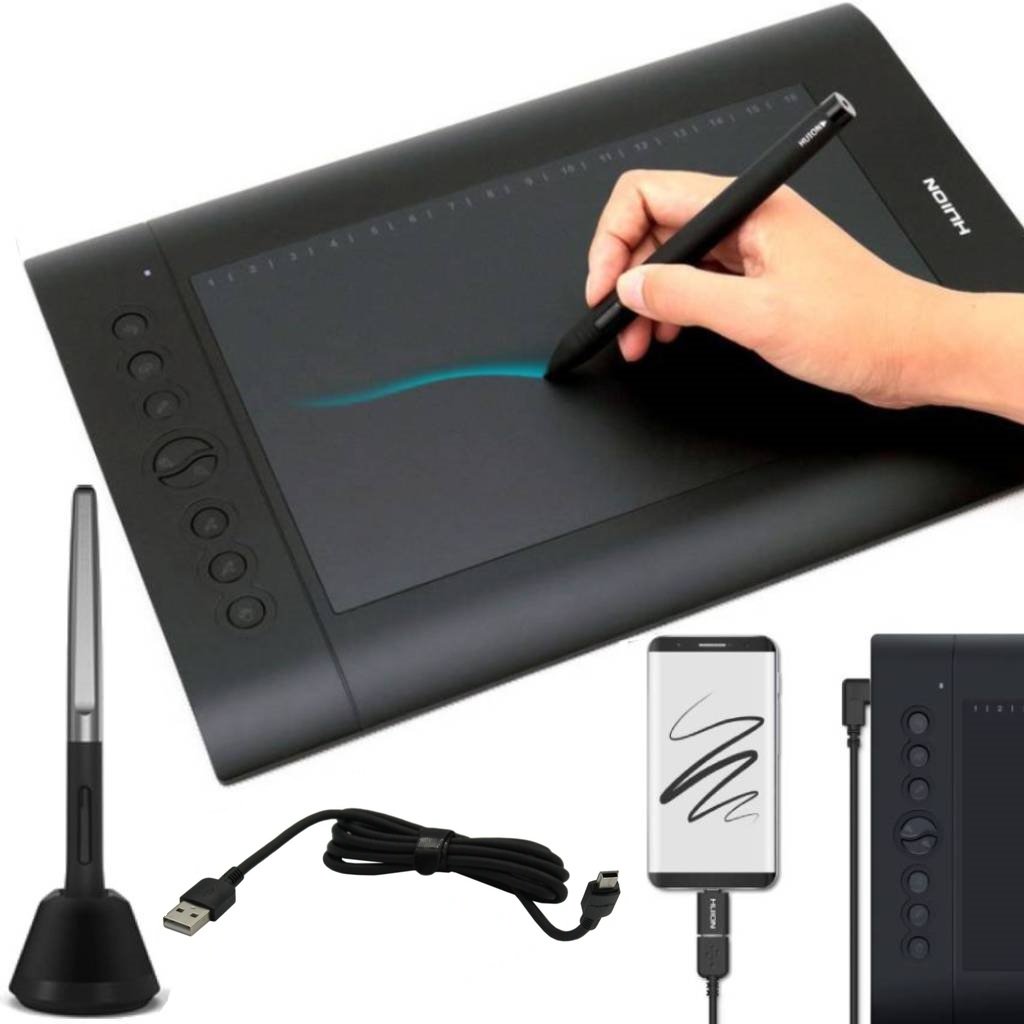 TABLET GRAFICZNY HUION 610PRO V2 8192 ST. + TILT - HUION | Sklep EMPIK.COM