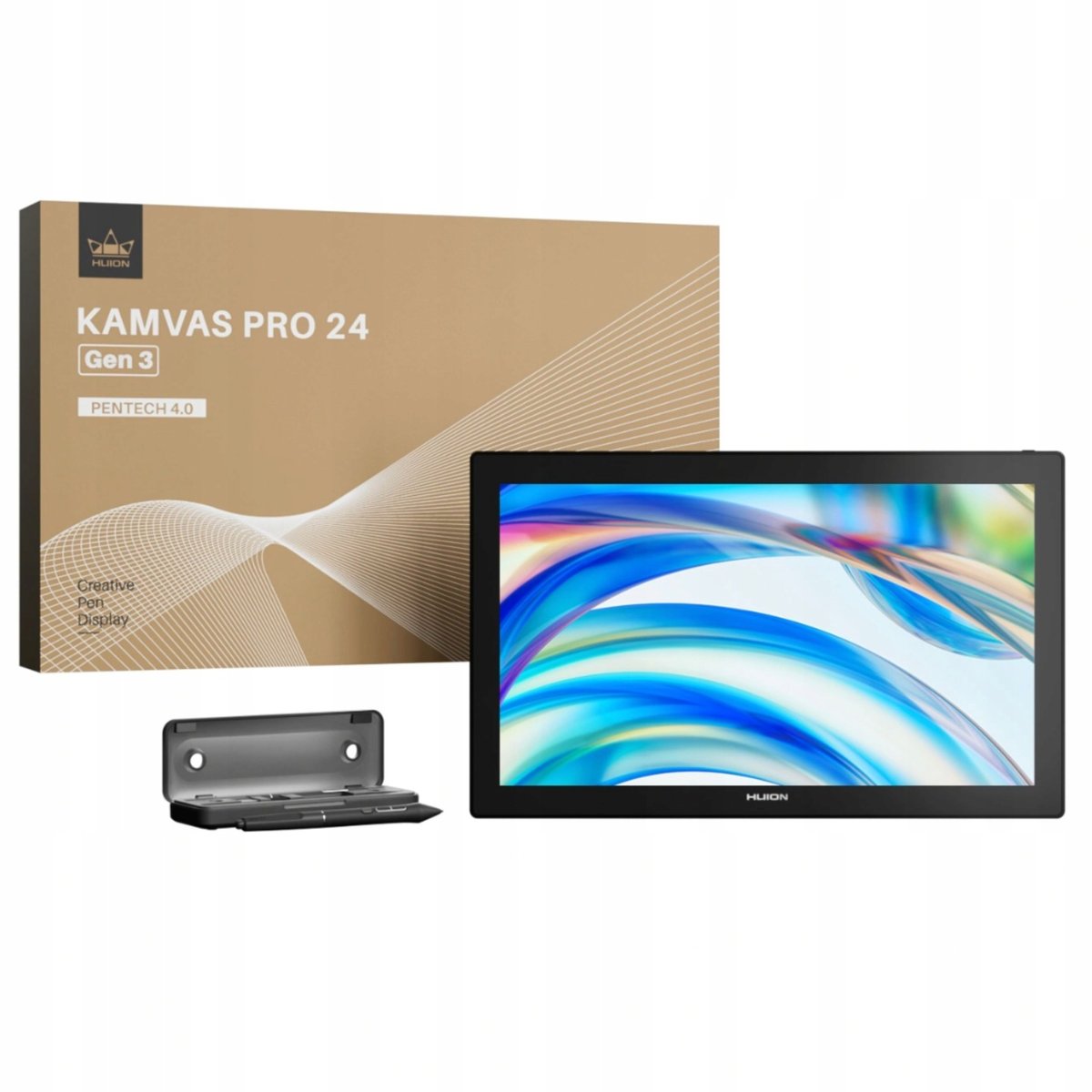 Tablet graficzny HUION Kamvas Pro 24 4K Gen. 3 - HUION | Sklep EMPIK.COM