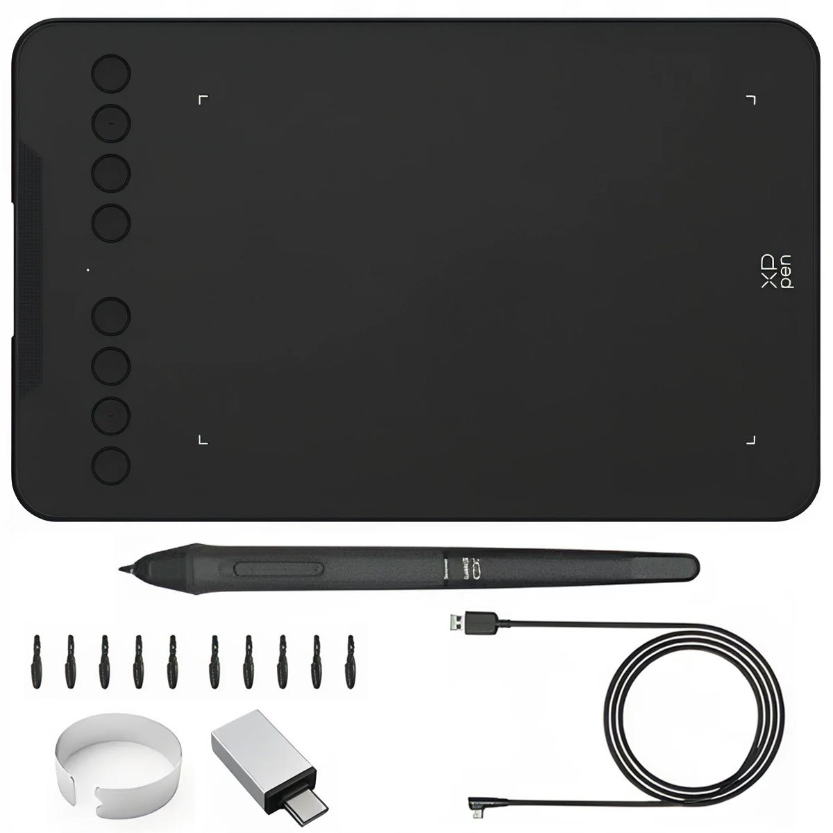 Tablet graficzny xp-pen deco mini 7 v2 16384 poziom nacisk tilt dla ...