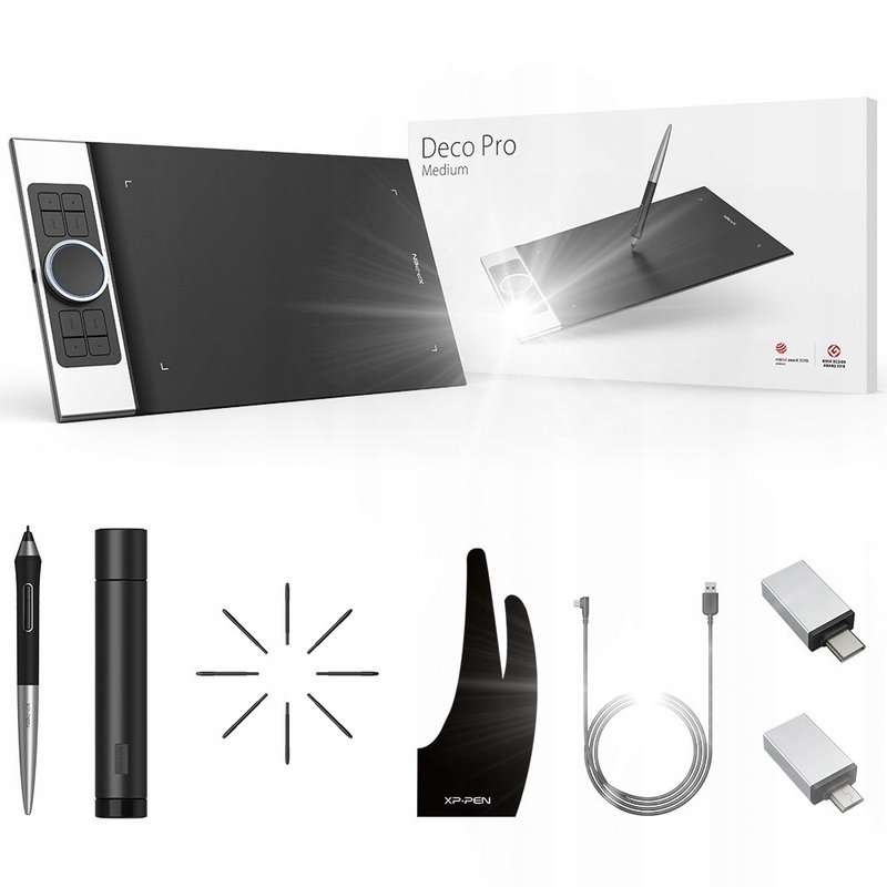 TABLET GRFICZNY XP-PEN DECO PRO M 8192st 5080 LPI DLA GRAFIKA - Inny ...