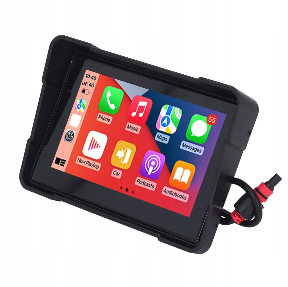 Tablet Motocyklowy 5" CarPlay Android Auto nawigacja bezprzewodowy ...
