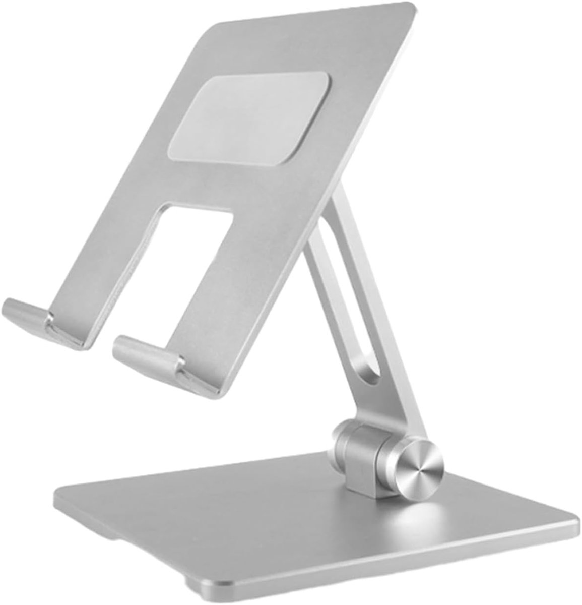 Tablet Stand, Adjustable Folding Tablet Stand Portable Aluminum Stand ...