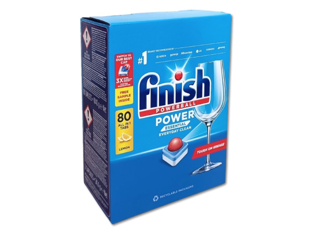 Tabletki do zmywarki Finish Power Essential 80szt - Reckitt Benckiser ...