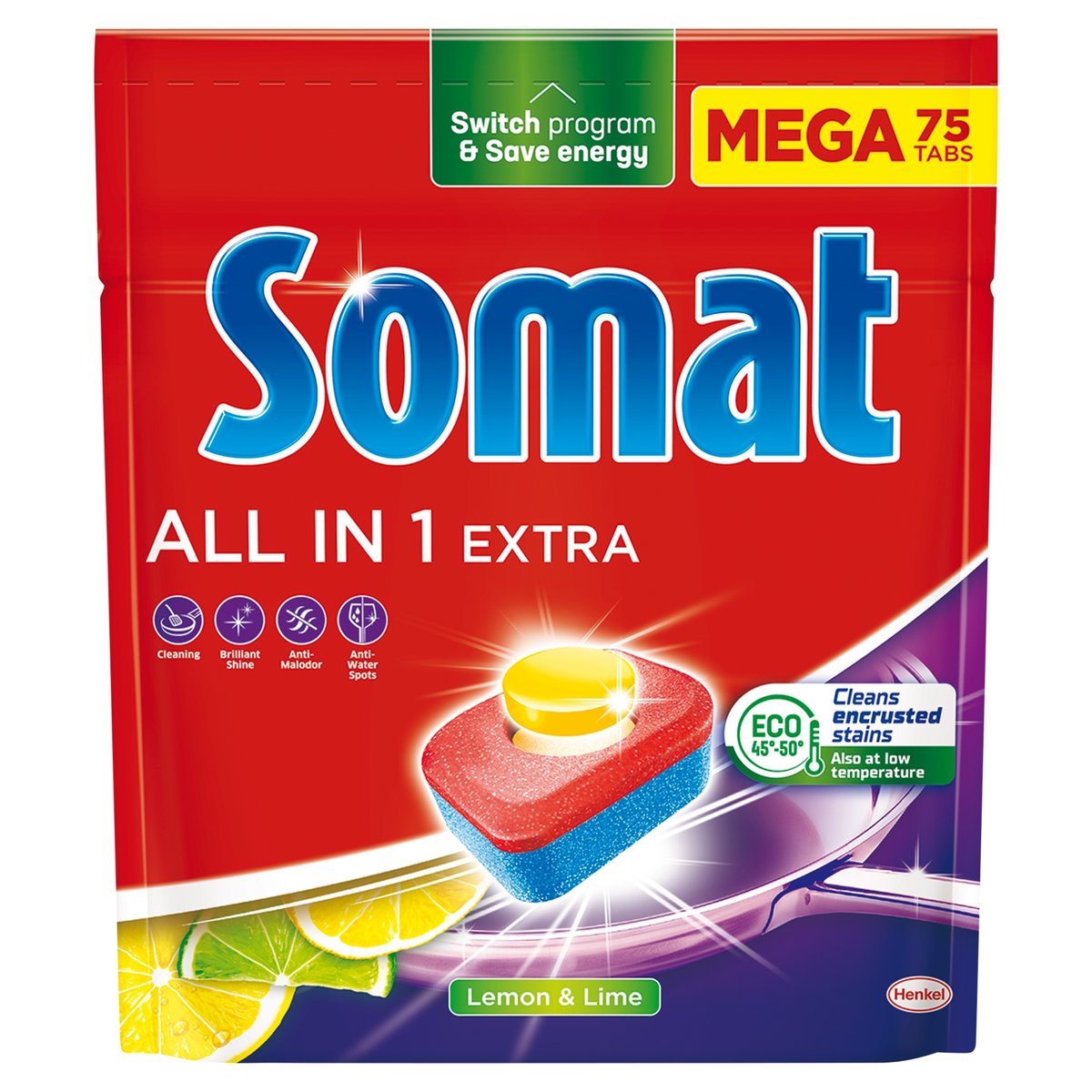 Tabletki Do Zmywarki Somat All In One Somat All In 1 Mega 75 Tabletek ...