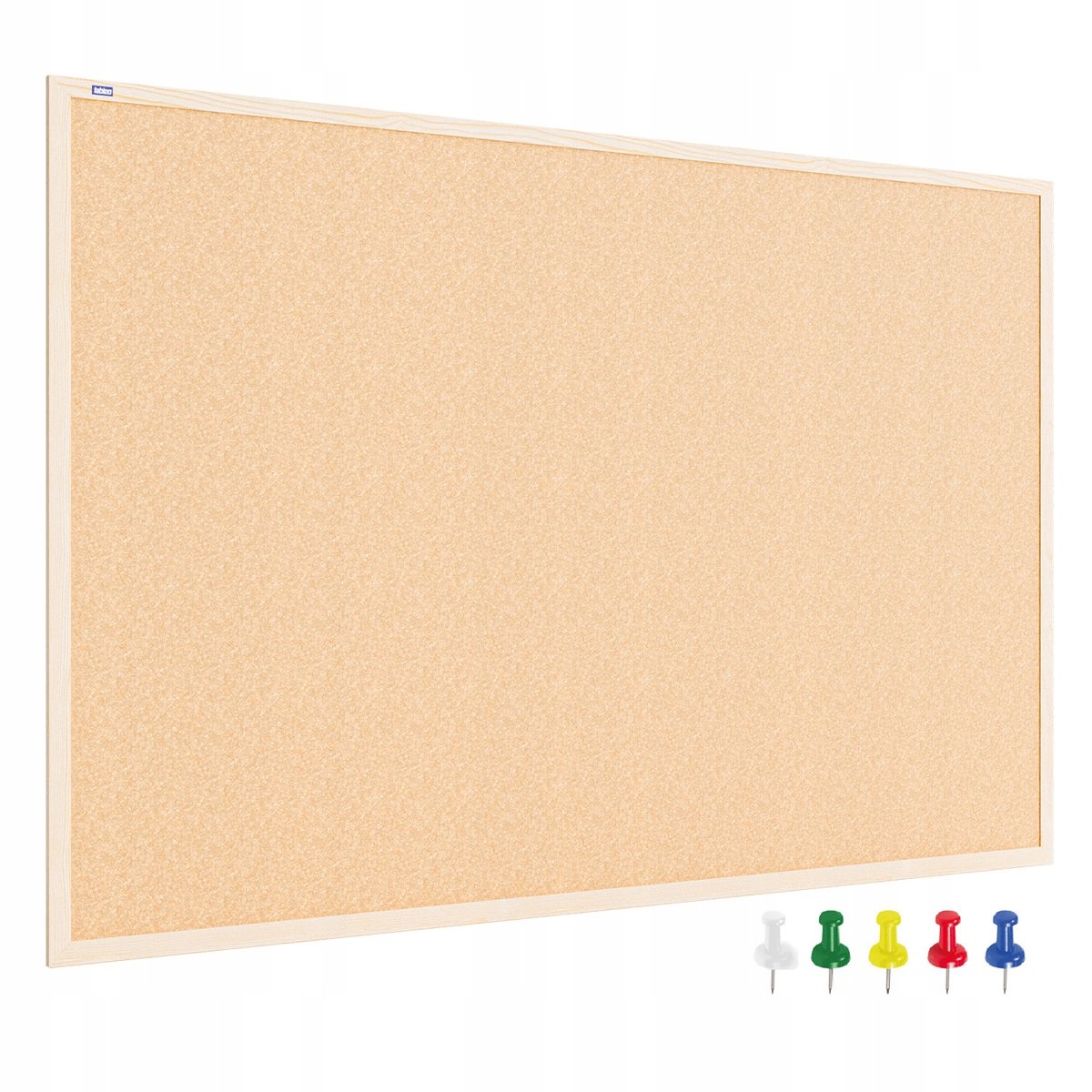 Tablica korkowa rama drewniana 150x100 cm / 100x150 cm + pinezki - inna ...